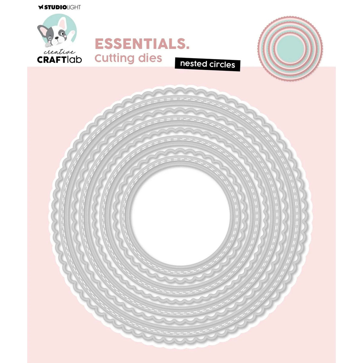 Creative Craftlab • Essentials Cutting Die Nested Circles| Craftzone Australia