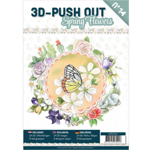 3D Pushout Book 14 Spring Flowers| Craftzone Australia