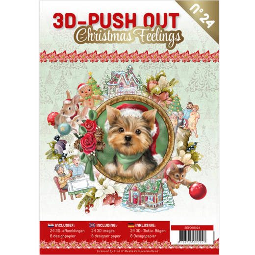 3D Push Out Book No 24- Christmas Feelings| Craftzone Australia
