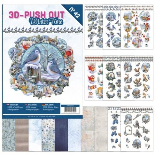 3D Push Out Book No 42 - Winter Time| Craftzone Australia