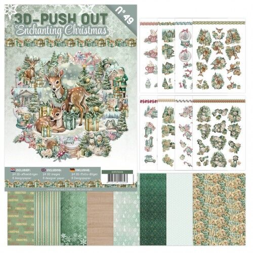 3D Push-Out Book 49 - Enchanting Christmas| Craftzone Australia