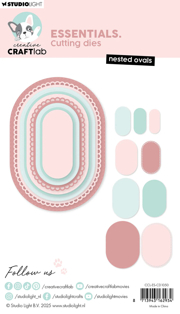 Creative Craftlab - Cutting Dies - Nested Ovals| Craftzone Australia