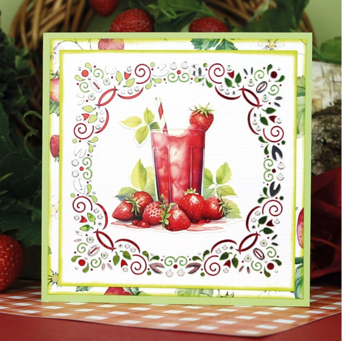 3D Push out Sheet - Berries Beauties - Sweet Strawberries - Strawberry ...