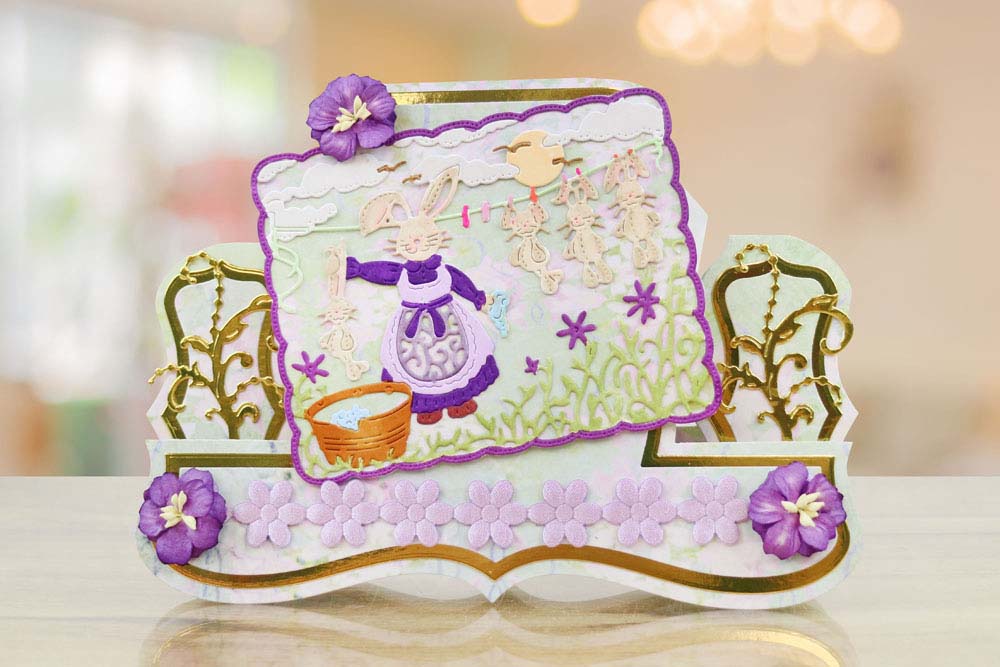 Tattered Lace - Wash Day Tapestry Die Set| Craftzone Australia