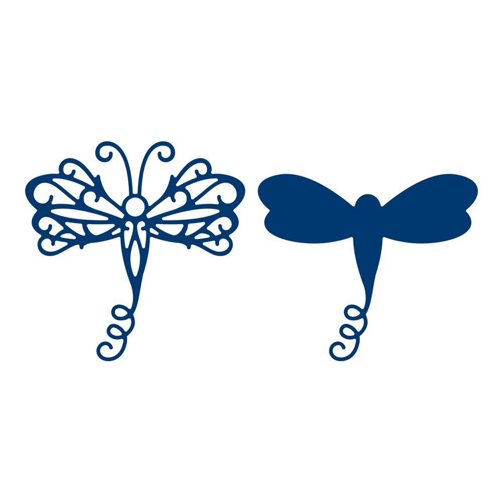 Tattered Lace Dies - Charisma Cute Critters Butterfly die set & CD-ROM ...