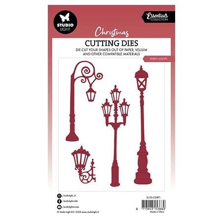 Studio Light • Essentials Cutting Dies Street lights| Craftzone Australia