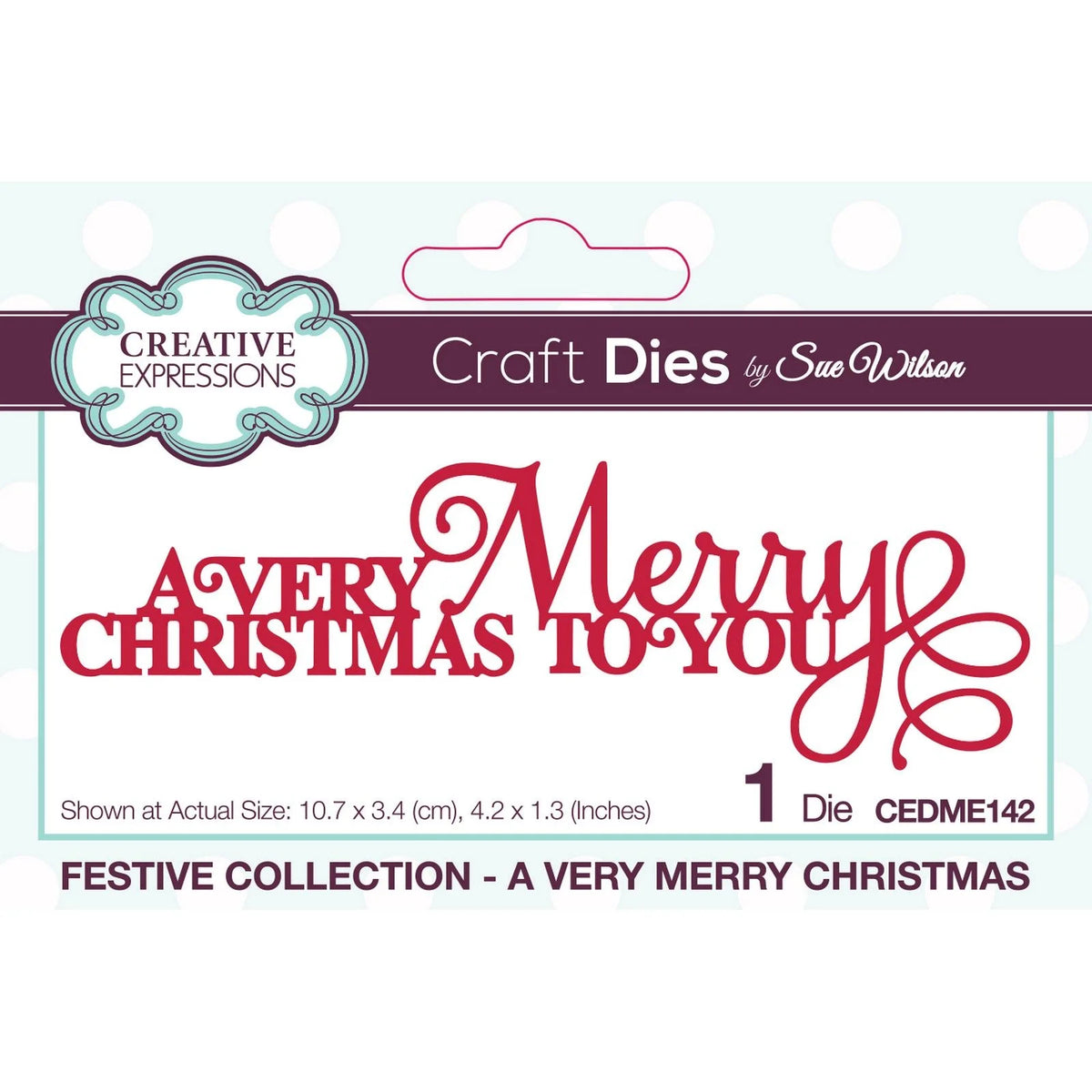 Creative Expressions - Cutting Dies a Very Merry Christmas| Craftzone ...