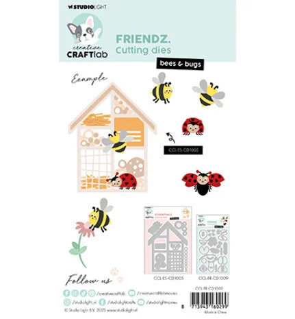 Creative Craft Lab - Cutting Die - Friendz Dies Bees & Bugs (CCL-FR-CD ...