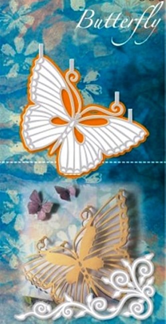 Joy Craft - Cutting & Embossing Die - Open Up Butterfly| Craftzone ...