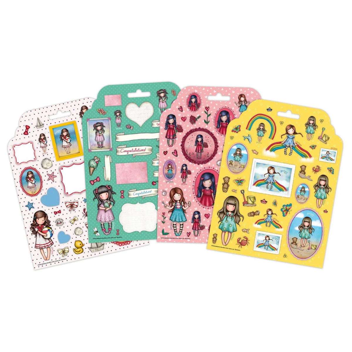 Santoro Gorjuss - Collectable - Stickers 4x3 Designs| Craftzone Australia