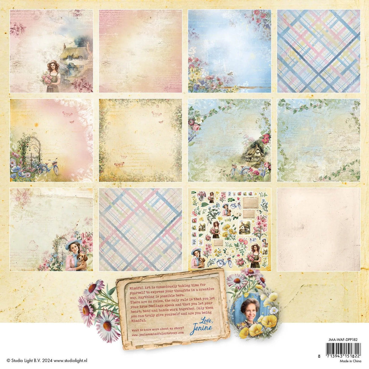 Studio Light • Wild & Free Design Paper Pad Double-sided scrapbooking ...