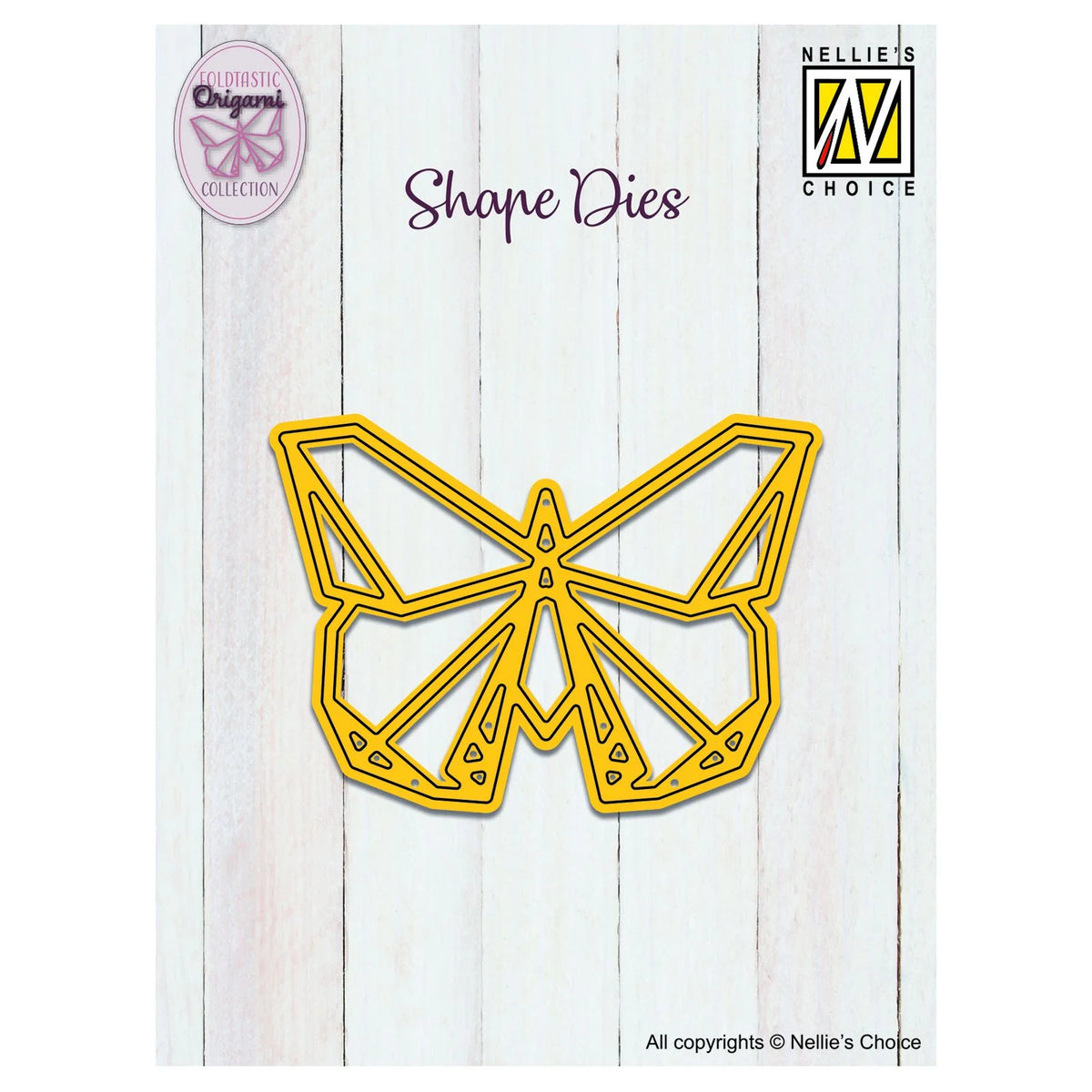 Nellie's Choice • Shape Die - Origami Butterfly| Craftzone Australia