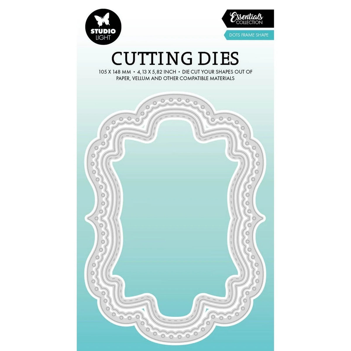 Studio Light • Essentials Cutting Dies Dots Frame Shape| Craftzone ...