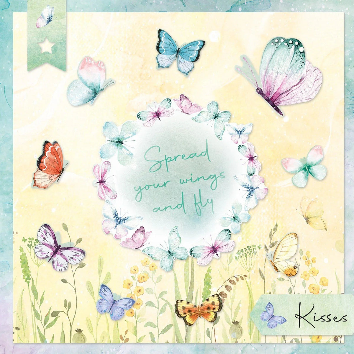Studio Light - Essentials - A4 Die-Cut Paper Pad Beautiful Butterfly ...