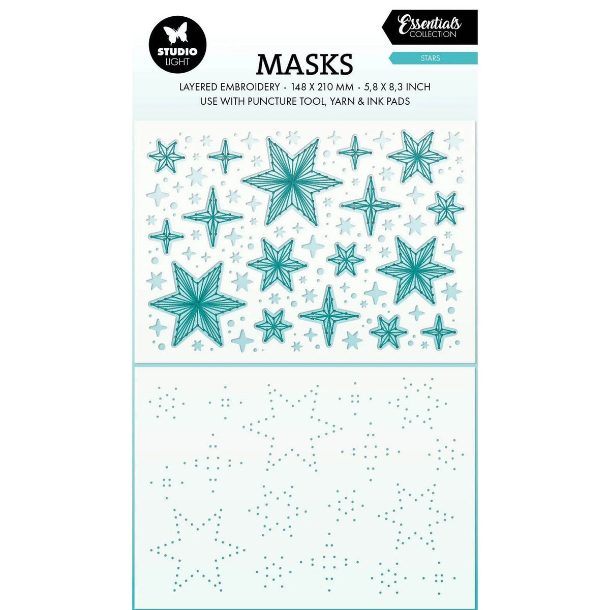 Studio Light - Mask - Essentials Puncture Tool Mask Stars| Craftzone ...