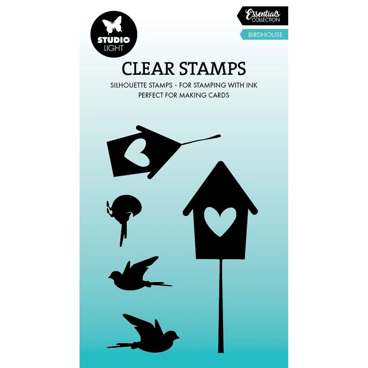 Studio Light • Essentials Clear Stamp Birdhouse| Craftzone Australia