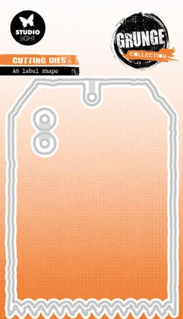 Studio Light • A6 Label shape - die - Grunge Collection| Craftzone ...