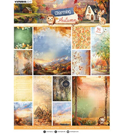 Studio Light - A4 Background Paper Pad - 36 sheets| Craftzone Australia