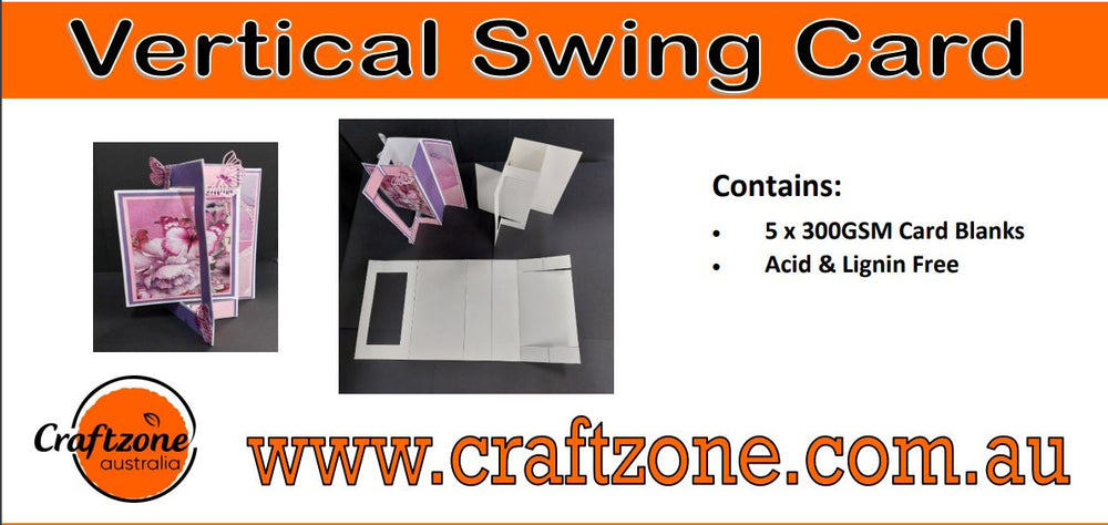 Vertical Swing Card| Craftzone Australia