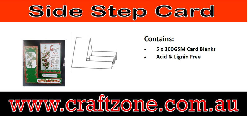 Side Step Card| Craftzone Australia