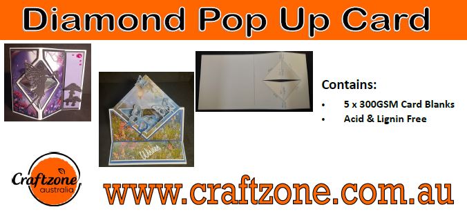 Diamond Pop Up Card| Craftzone Australia