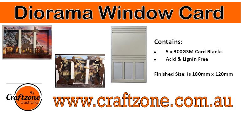 Diorama Window Card| Craftzone Australia