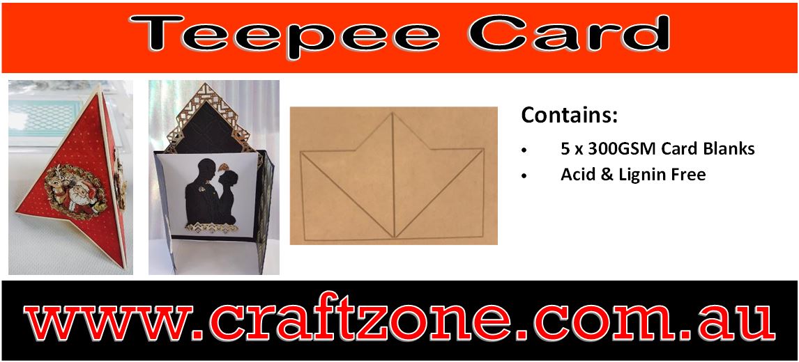 Teepee Card| Craftzone Australia